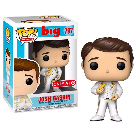 Funko | Games | Funko Pop Big Movie 8s Retro Josh Baskin White Tuxedo ...